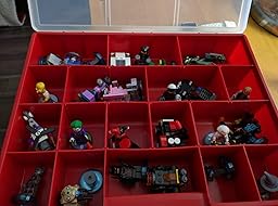 Stack-On SBR-18 17 Compartment Parts Storage Organizer Box with ...