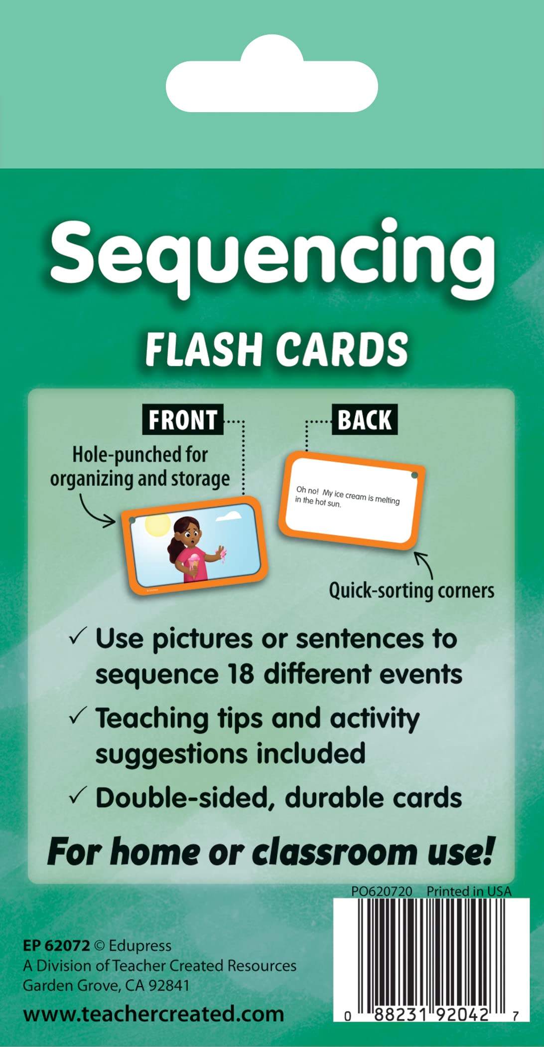 Mua Teacher Created Resources Sequencing Flash Cards (EP62072), Medium ...