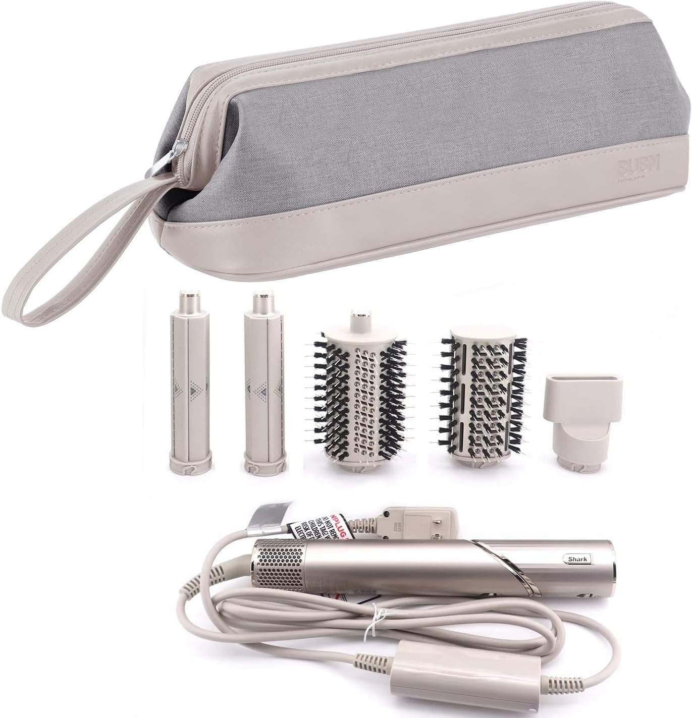 WINZEDGE Airwrap Travel Case for Dyson/Shark Flexstyle, Travel Pouch ...