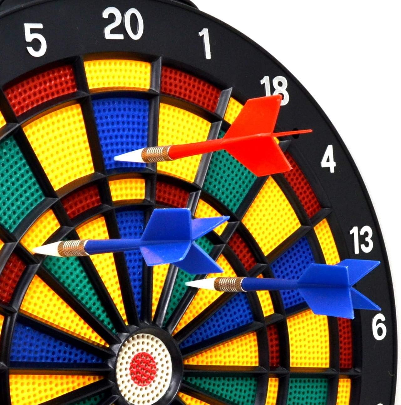 VENTURA TRADING Kids Darts Game Safety Dart Board Game Soft Tip ...