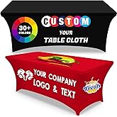 Amazon.com: CUSEVE Custom Table Runner Business Logo - Custom Banner Signs Customize - Vendor ...