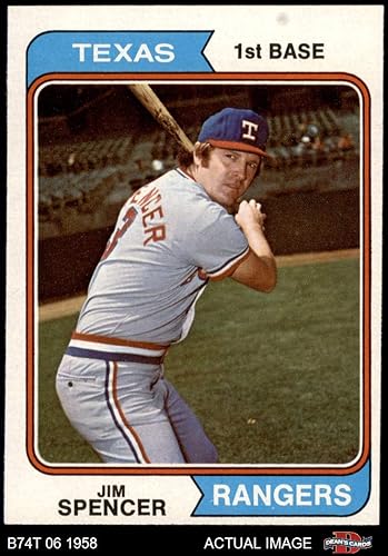 Amazon.com: 1974 Topps # 580 Jim Spencer Texas Rangers (Baseball Card ...