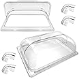 Amazon.com: HORESTKIT Chafing Dish Roll Top Cover Clear Plastic Pan Display Cover, Full Size ...