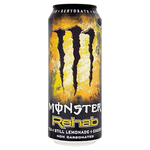 Monster Rehab Tea + Still Lemonade + Energy 500ml (Packung 12): Amazon ...