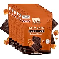 Amazon.com : ChocZero Vegan Caramel Candy Keto Bark - Chocolate With ...