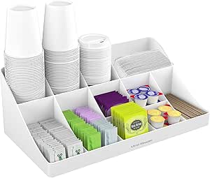 Amazon.com: Mind Reader ' Pioneer' Breakroom Organizer 11 Compartment ...