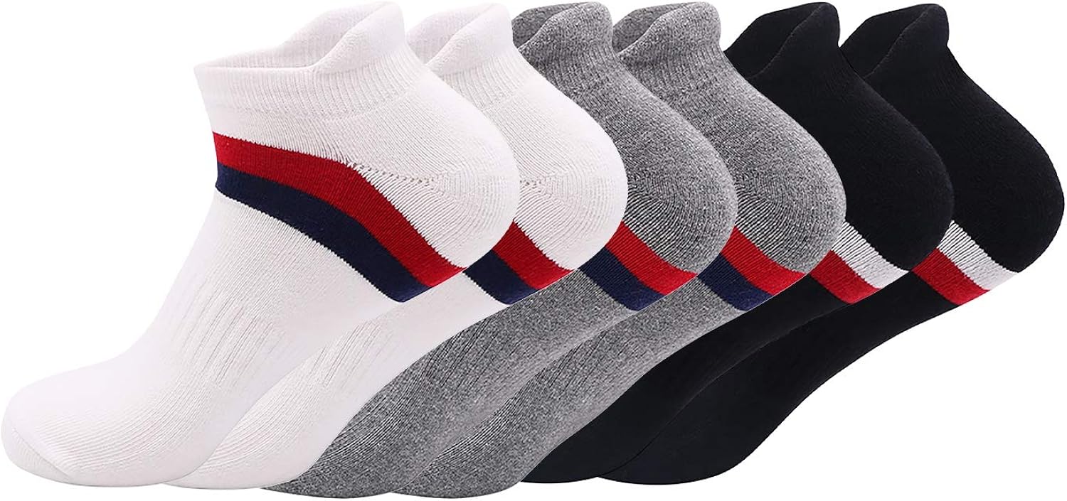 Bhomely Calcetines deportivos acolchados calcetines de tobillo ...