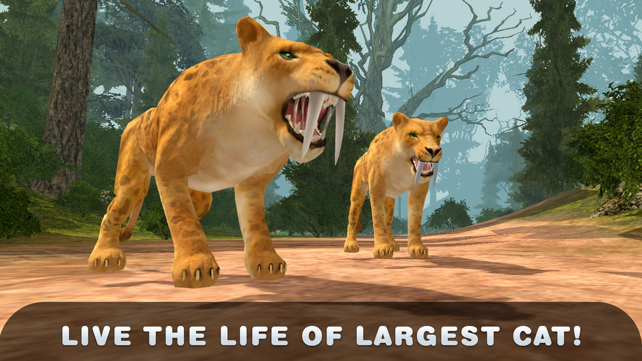 Sabertooth Tiger Survival Simulator 3D:Amazon.fr:Appstore for Android