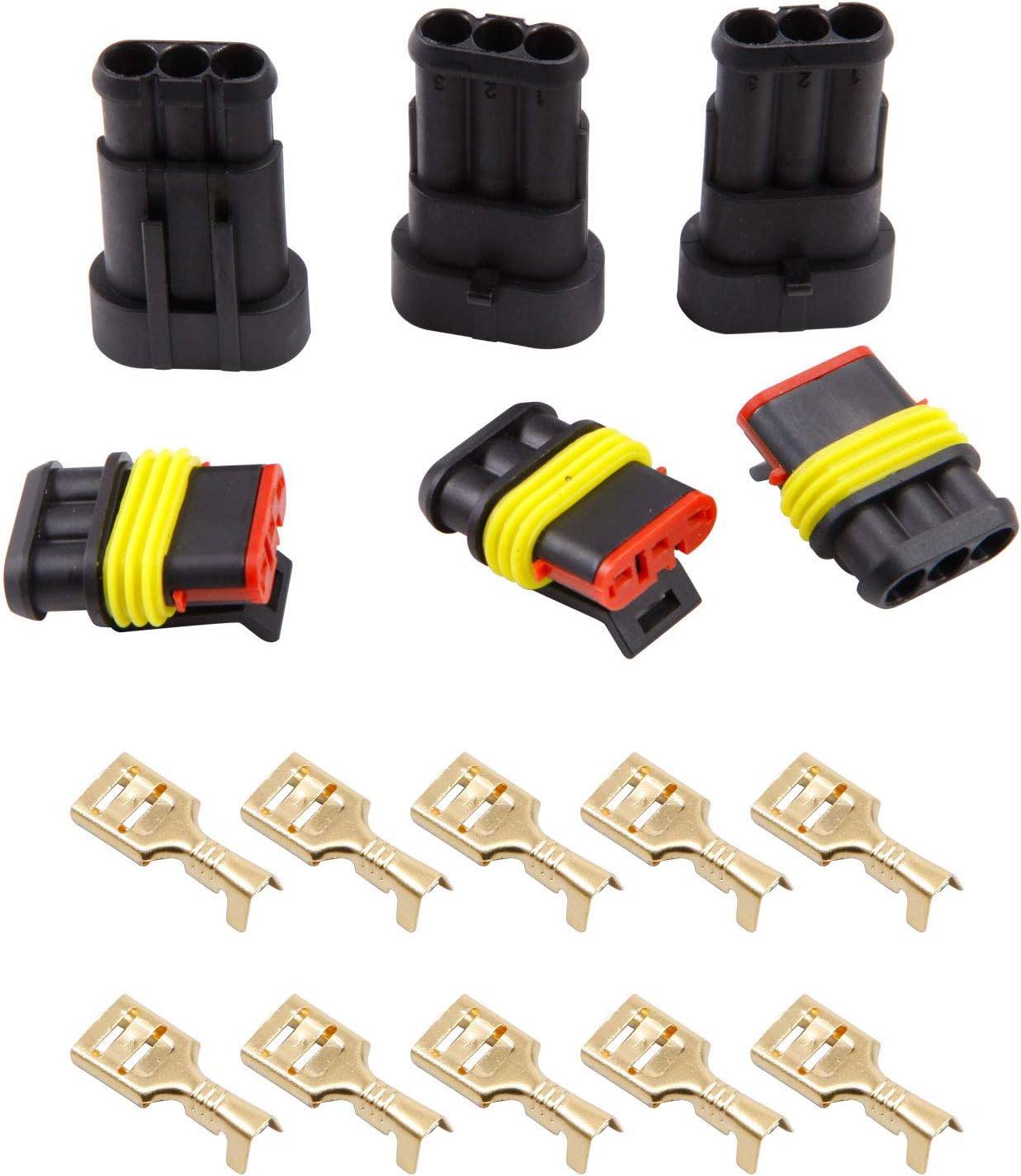 SurePromise Superseal Crimping Tool Wire Crimper Plier Self-Adjustable ...