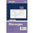 Amazon.com : Adams Phone Message Book, 8.5 x 5.25 Inch, Spiral Bound, 2 ...