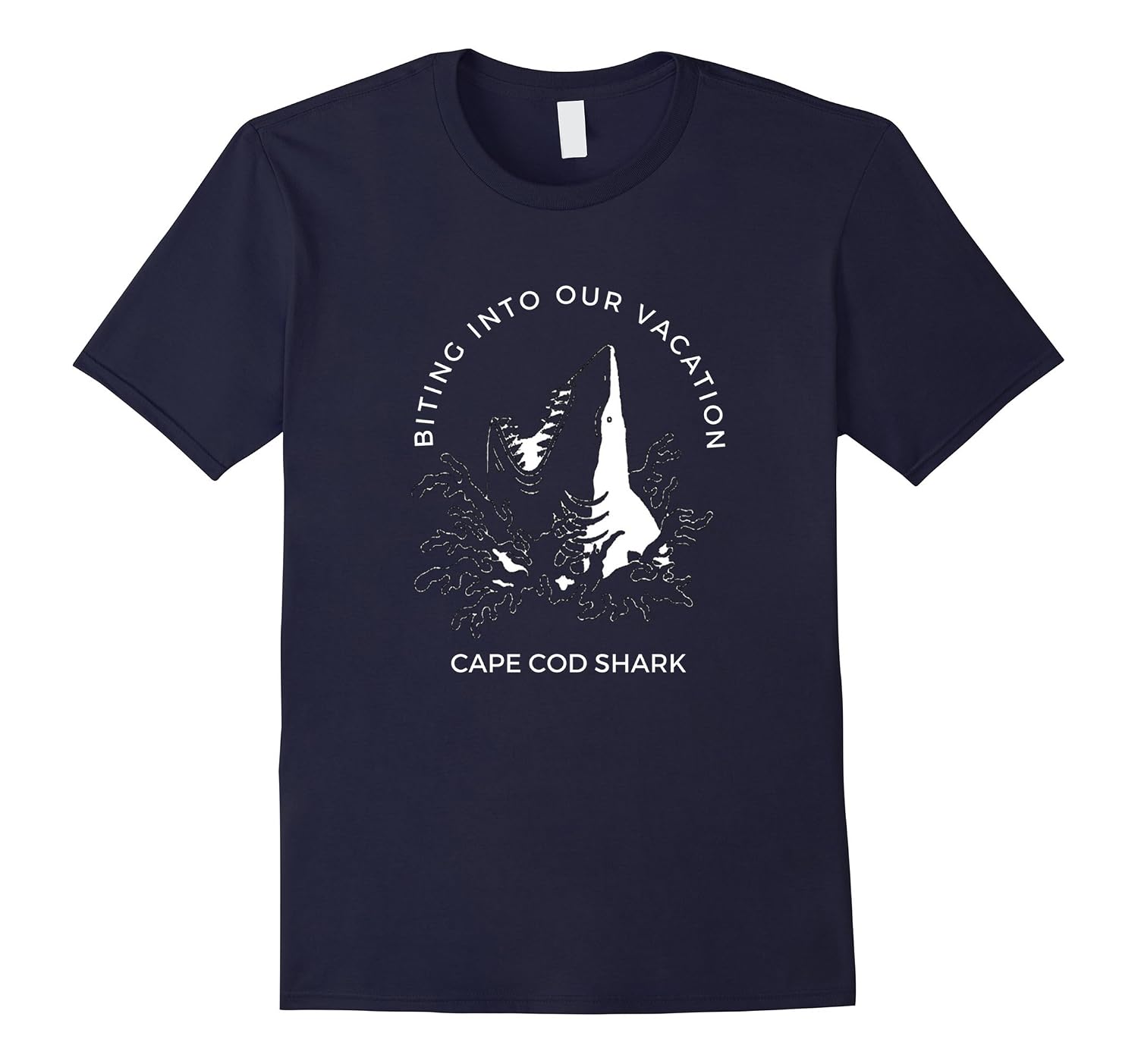 Biting Into Our Vacation Cape Cod Shark T-Shirt