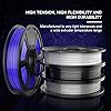 TPU 3D Printer Filament 1.75mm White, 95A Shore Hardness, Dimensional ...