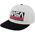 NASA Baseball Cap, Skater Snapback Hat with Embroidered Logo, White ...