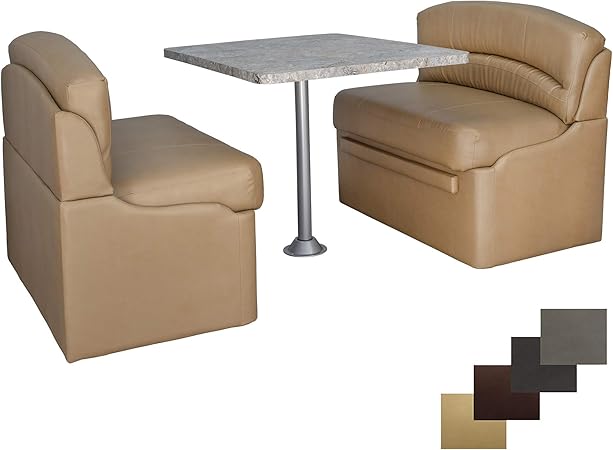 Amazon.com: RecPro 36" RV Dinette Booth Set with Table and Leg | Two ...