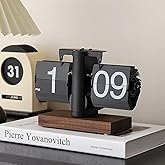 Amazon.com: Digital Flip Down Clock, Retro Automatic Page Turning Clock ...