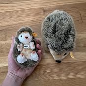 Amazon.com: Steiff JOGGI Hedgehog Plush Animal Toy, Brown: Toys & Games