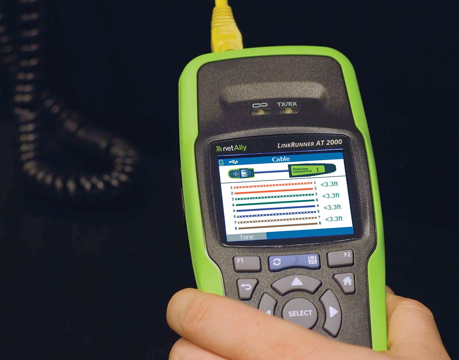 NetAlly LRAT-2000 LinkRunner AT Copper And Fiber Ethernet Network ...