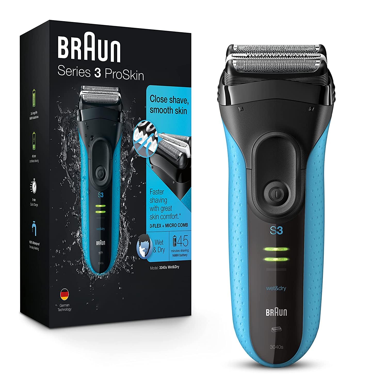 Mua Electric Series 3 Razor with Precision Trimmer, Rechargeable, Wet ...
