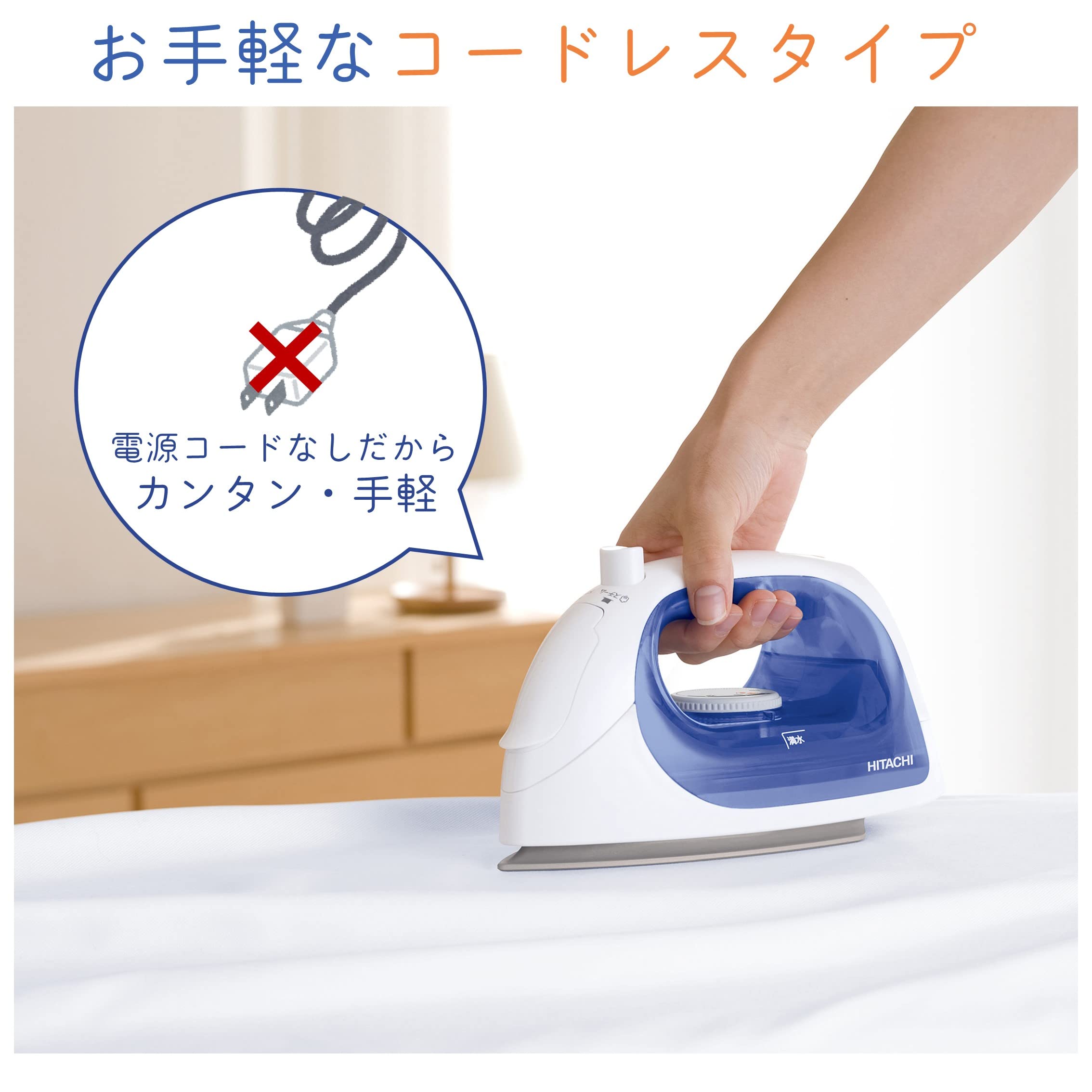 Mua Hitachi CSI-211 A Cordless Steam Iron, Sea Blue, High Temperature ...