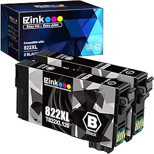 E-Z Ink(TM) Remanufactured Ink Cartridge Replacement for Epson 822 822XL T822 T-822 to use with ...