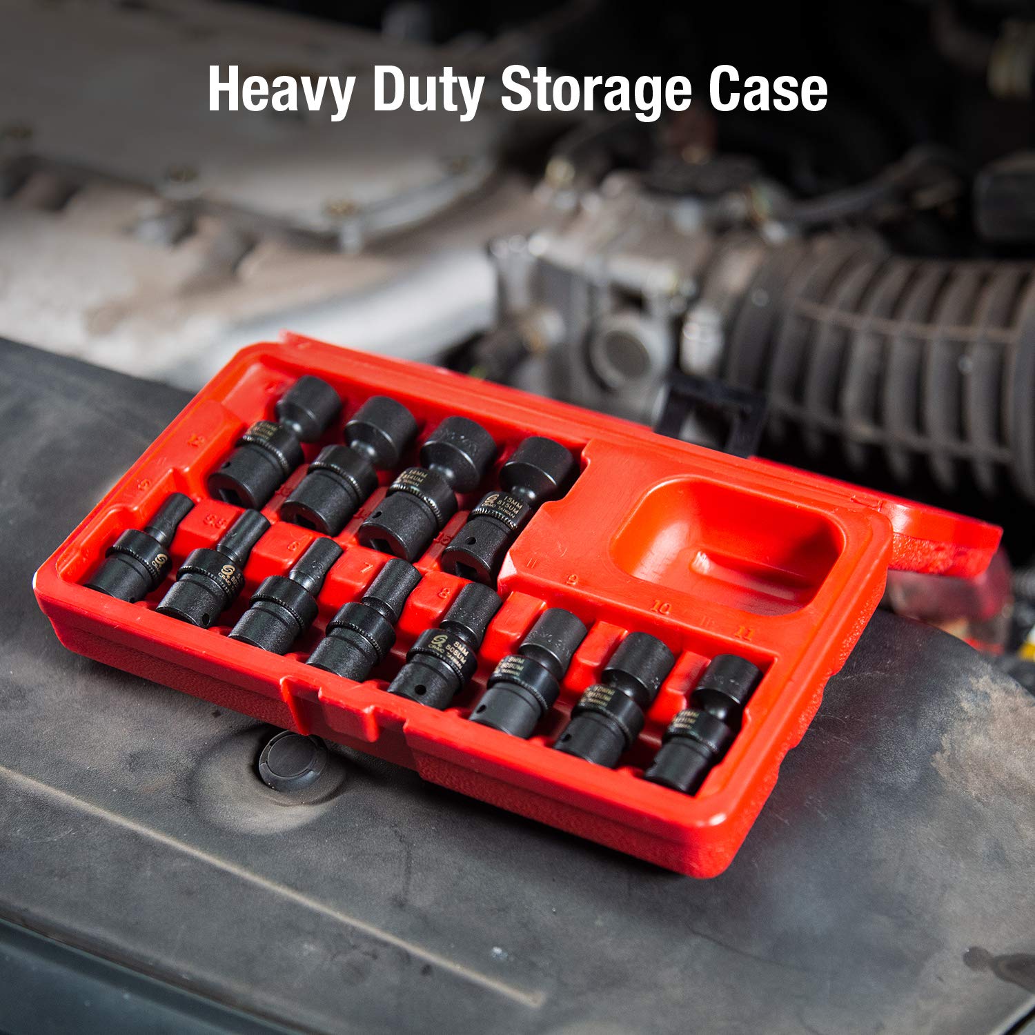 Mua SUNEX TOOLS 1814, 1/4 Inch Drive Universal Impact Socket Set, 12 ...