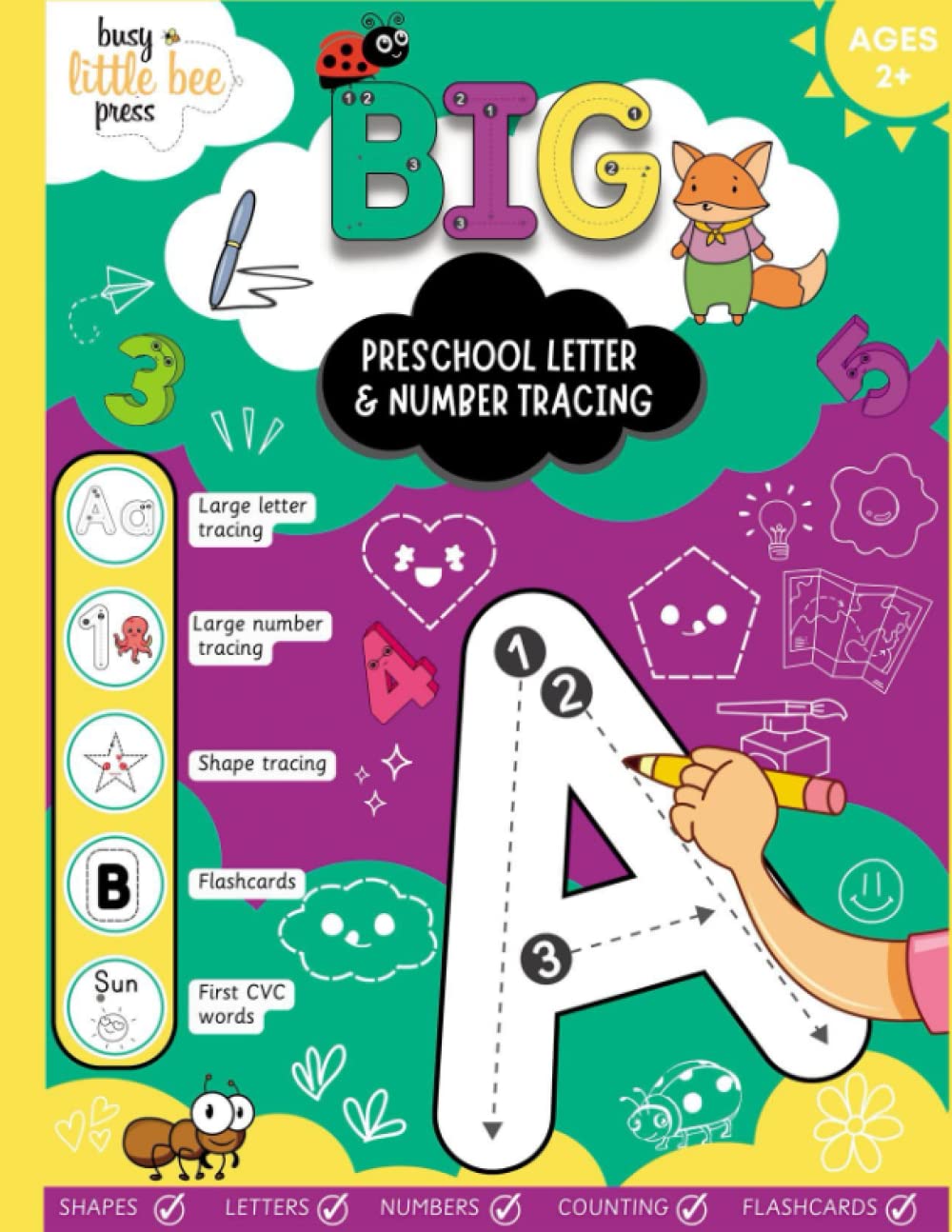 Mua Big Preschool Letter and Number Tracing: Large Letter Tracing ...