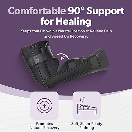 Mua BraceAbility Elbow Immobilizer Brace | Removable Long Arm Cast and Soft Forearm Orthosis ...