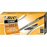 Amazon.com : BIC Cristal Xtra Bold Ballpoint Pen, Bold Point (1.6mm ...