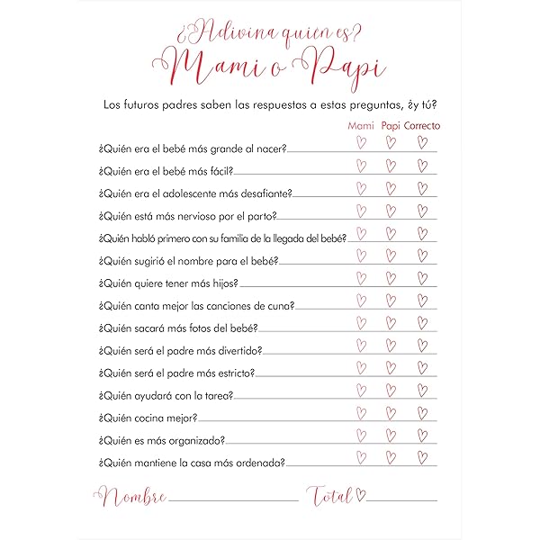 Mami Y Papi Imprimibles