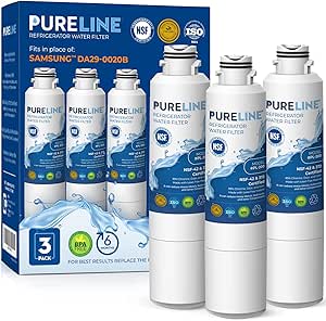 Amazon.com: Pureline DA29-00020B Samsung Refrigerator Water Filter ...