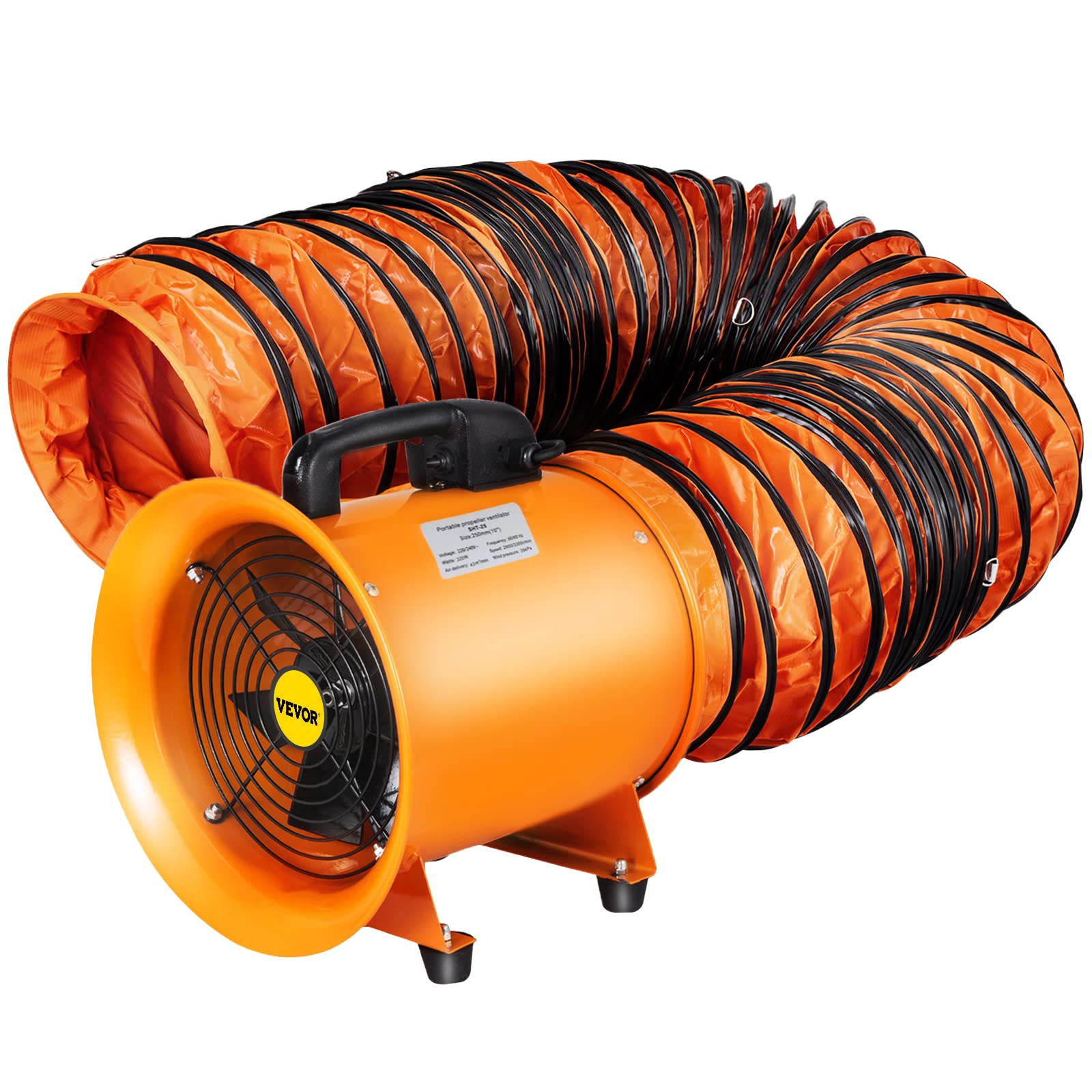 Mua VEVOR Utility Blower Fan 10 inch with 10M Duct Hose,250MM Portable ...