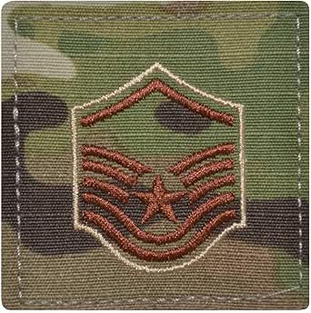Amazon.com: Air Force Master Sergeant Rank OCP/Scorpion with Hook and ...