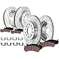 Amazon.com: Detroit Axle - 8pc Brake Kit for 2017-2020 GMC Acadia 2018-2020 Buick Enclave ...