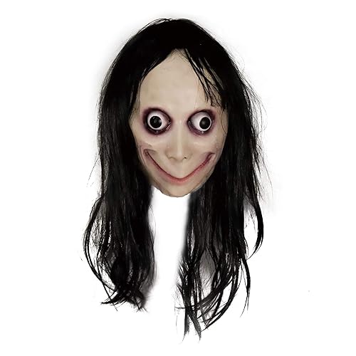 Cosmask Halloween MOMO Mask Scary adult Handmade latex full head mask ...