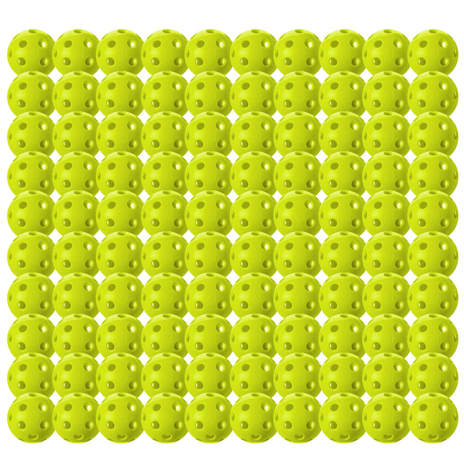 Franklin Sports X-26 Indoor Pickleballs - Bulk Indoor Court Pickleball ...