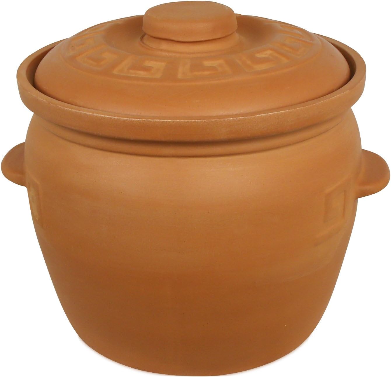 K & K Ceramic Potato/Onion Pot 7 Litres – Unglazed Ceramic Stoneware ...