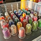 New brothread 40 Brother Colors Polyester Embroidery Machine Thread Kit ...