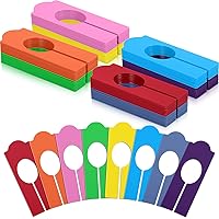 Amazon.com: 64 Pcs 8 Colors Hanging Closet Size Dividers Clothing Rack ...