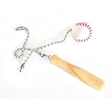 Hunter 23252 Baseball 44-Inch Single Light 4-Blade Ceiling Fan, Leather ...