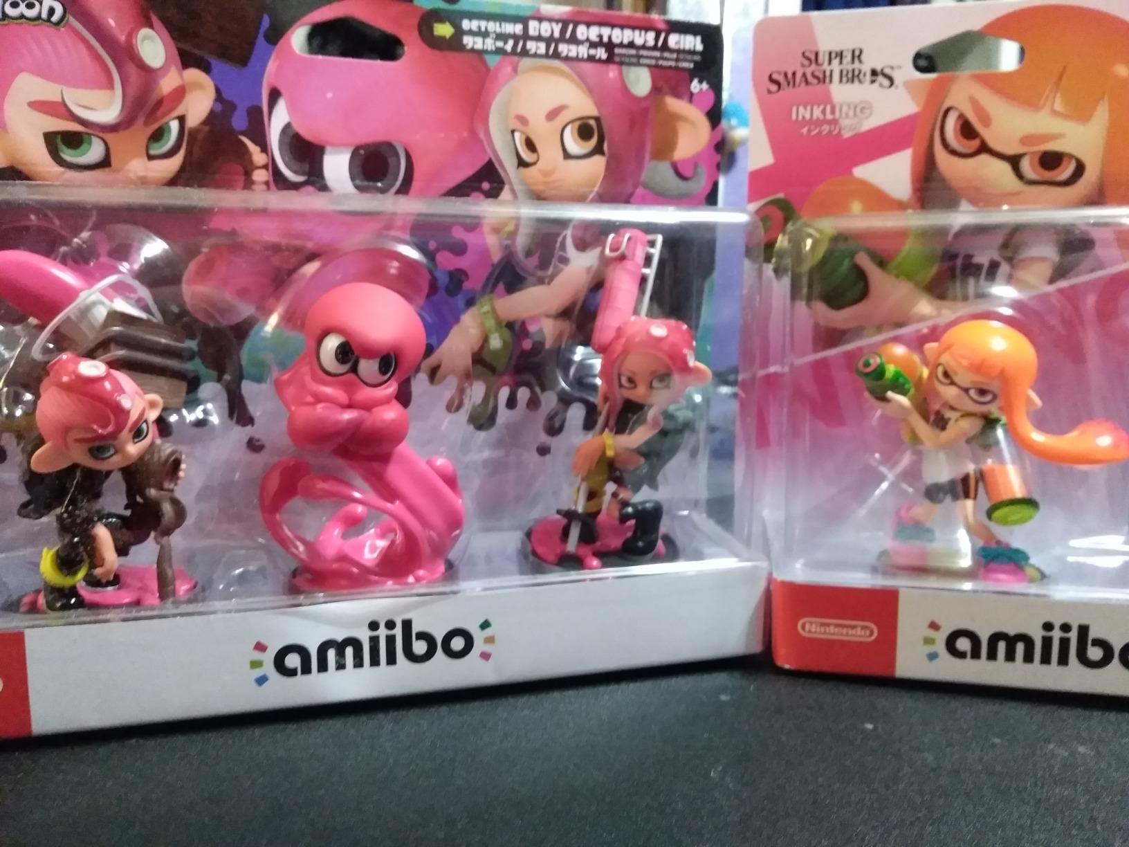 $10/mo - Finance Nintendo Splatoon Series - Octoling Amiibo 3-pack - Switch | Buy Now, Pay Later