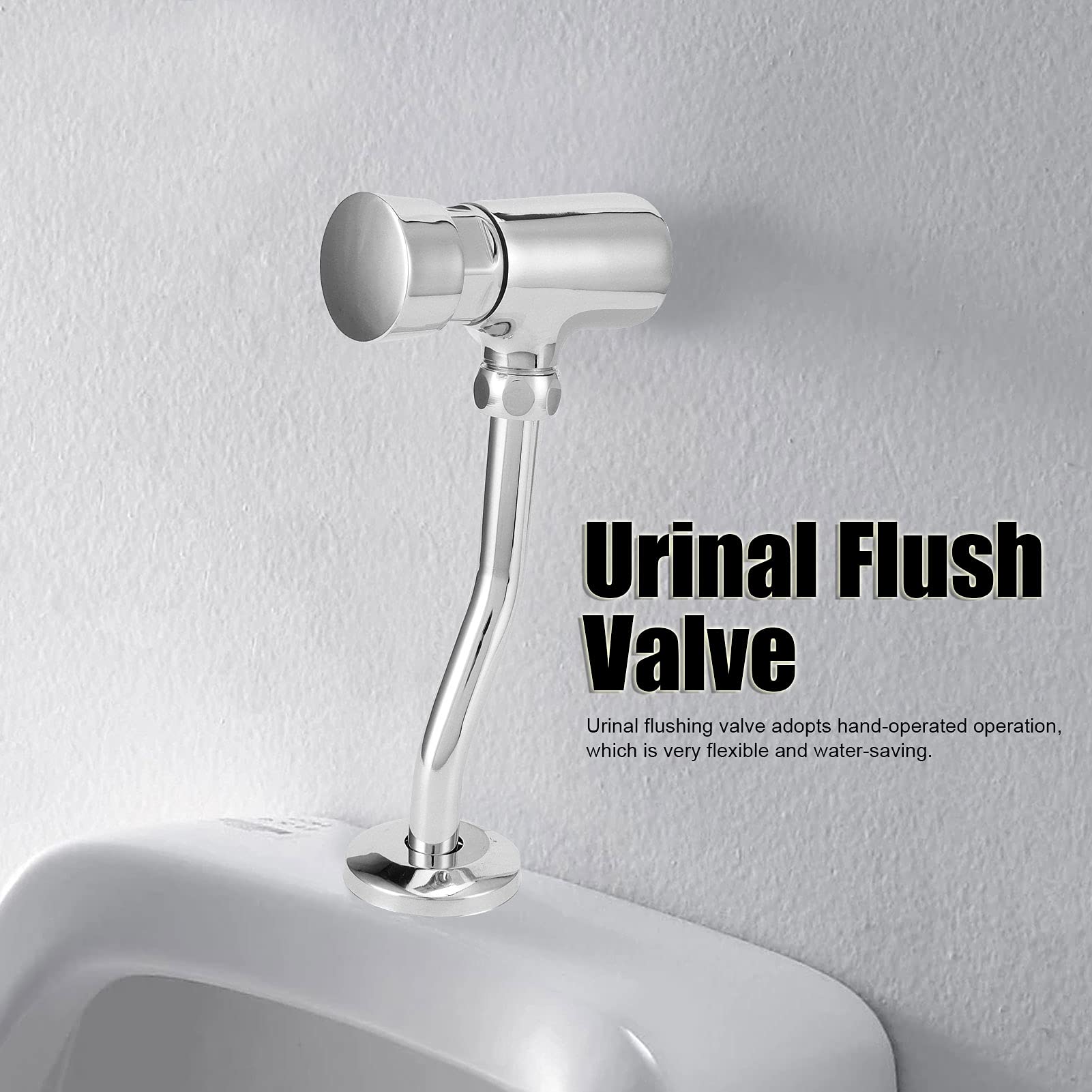 Mua Urinal Flush Valve, G1/2 Water Saving Manual Flush Valve Copper ...