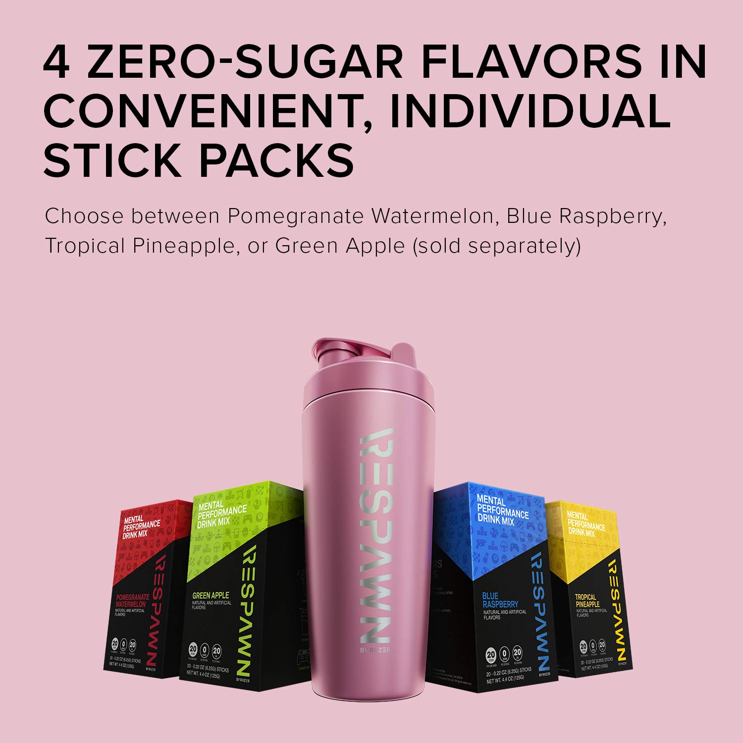 Mua By Razer Stainless Steel Shaker - Pink - Dual-Insulated Shaker Cup ...