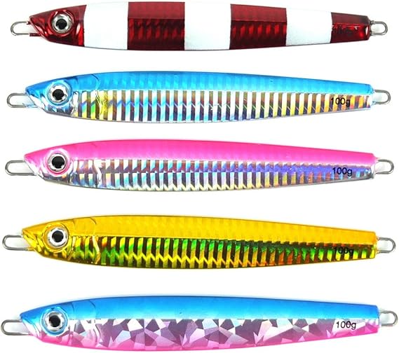 Aorace 5pcs / lot 100g Metall Jig Blei Fisch Blei Jigs Metall-Fischen ...