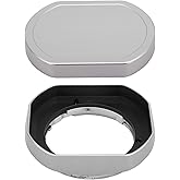 Amazon.com : Black Square Metal Lens Hood Shade w/Cover Cap for Fujifilm Fujinon XC 35mm F2 & XF ...