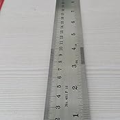 Kristeel Stainless Steel 1000 mm Ruler/39 Inch Ruler (1 Meter) Pack of ...