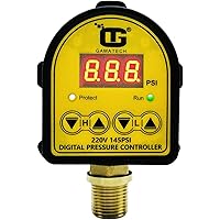 GamaTech Pressure Switch for Water Pump and Air Pump, Digital ...