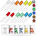 Amazon.com: CHANZON 60pcs 5mm LED Diode Lights Assortment Kit Pack ...