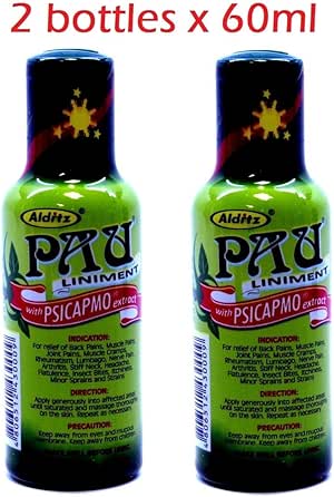 Amazon.com: 2 Pau Liniment with Psicapmo Extract 2 x 60ml (New ...