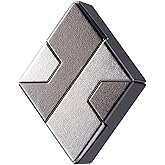 Amazon.com: BePuzzled | Enigma Hanayama Metal Brainteaser Puzzle Mensa ...