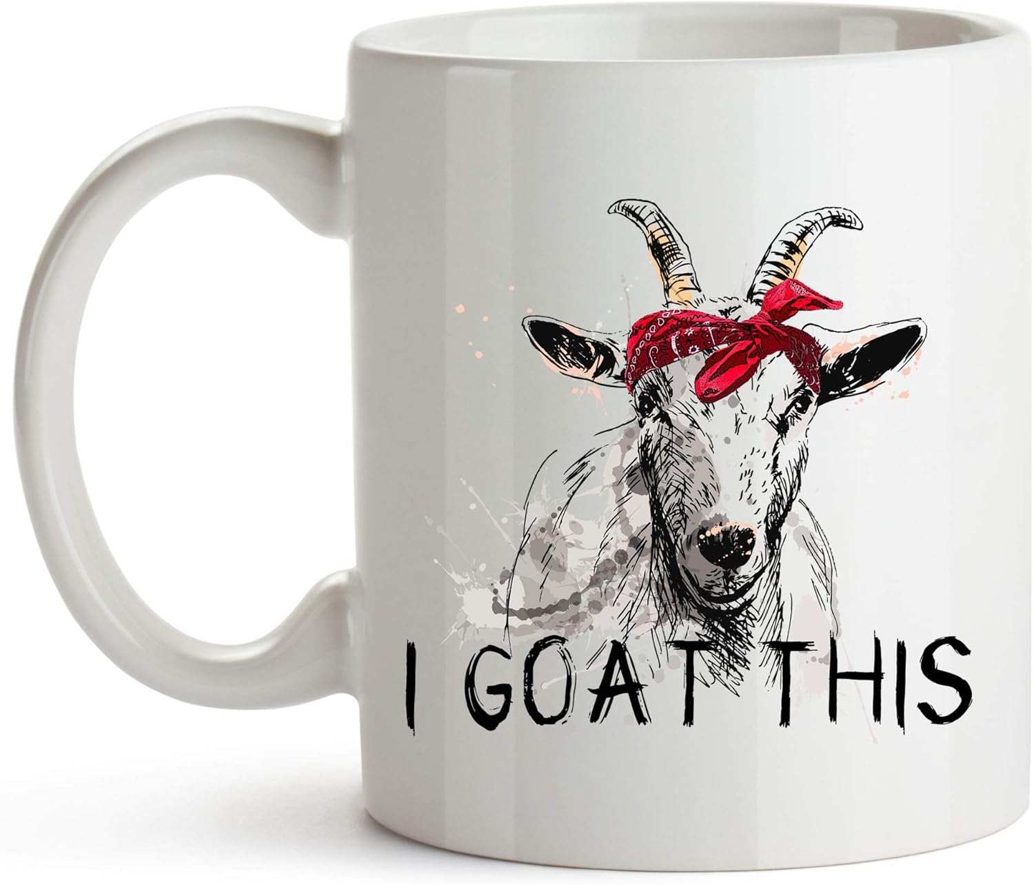 YouNique Designs I Goat This Mug, 11 Ounces, Goat Mug for Goat Lovers ...